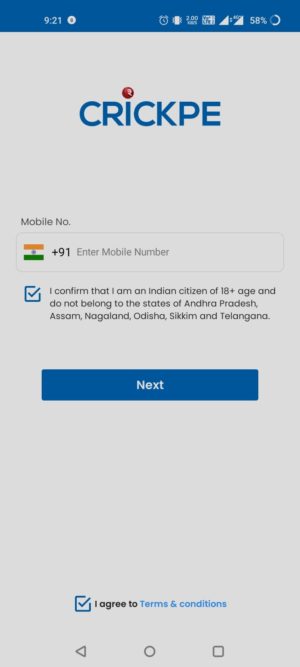 Crickpe Referral Code: 9650920369 | Get ₹50 Signup Bonus